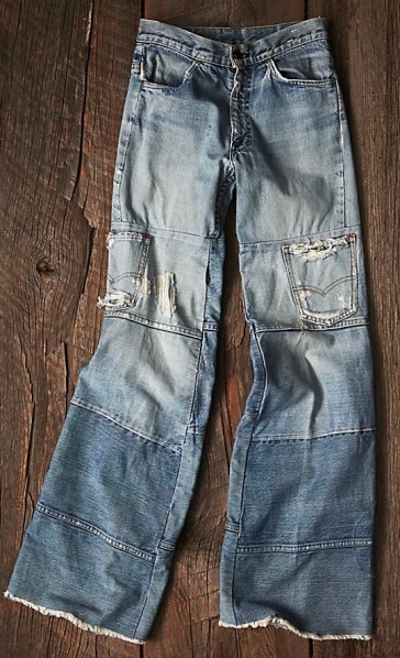 What We Used To Wear – Patchwork Jeans